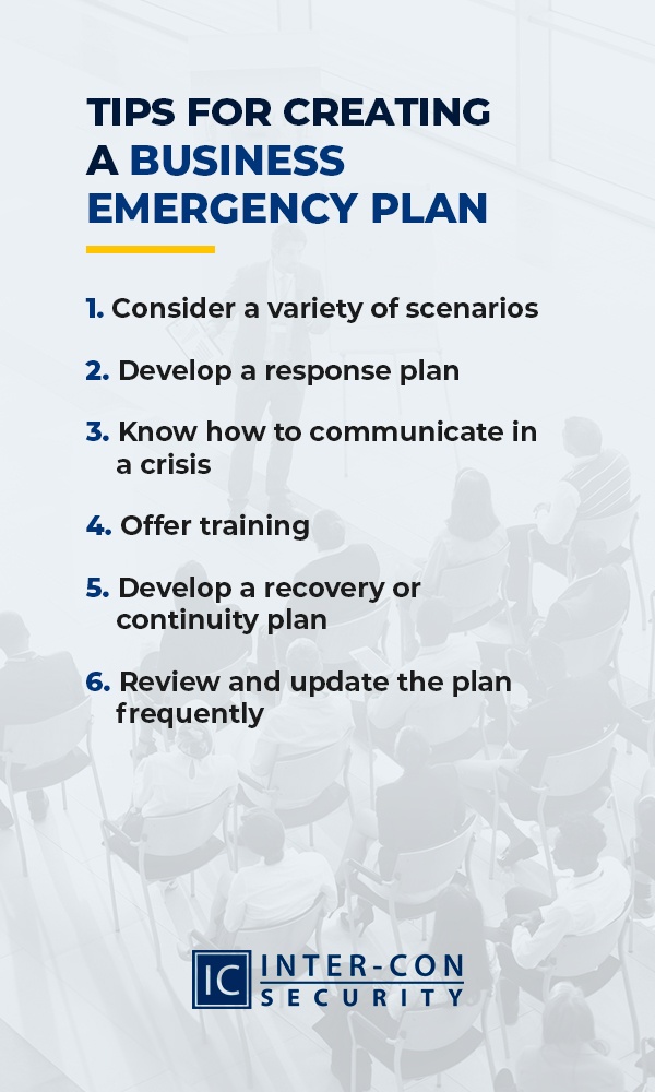 How to Create a Business Emergency Plan - Inter-Con Security